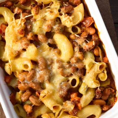 Pasta with Beans and Turkey - Calming Blends